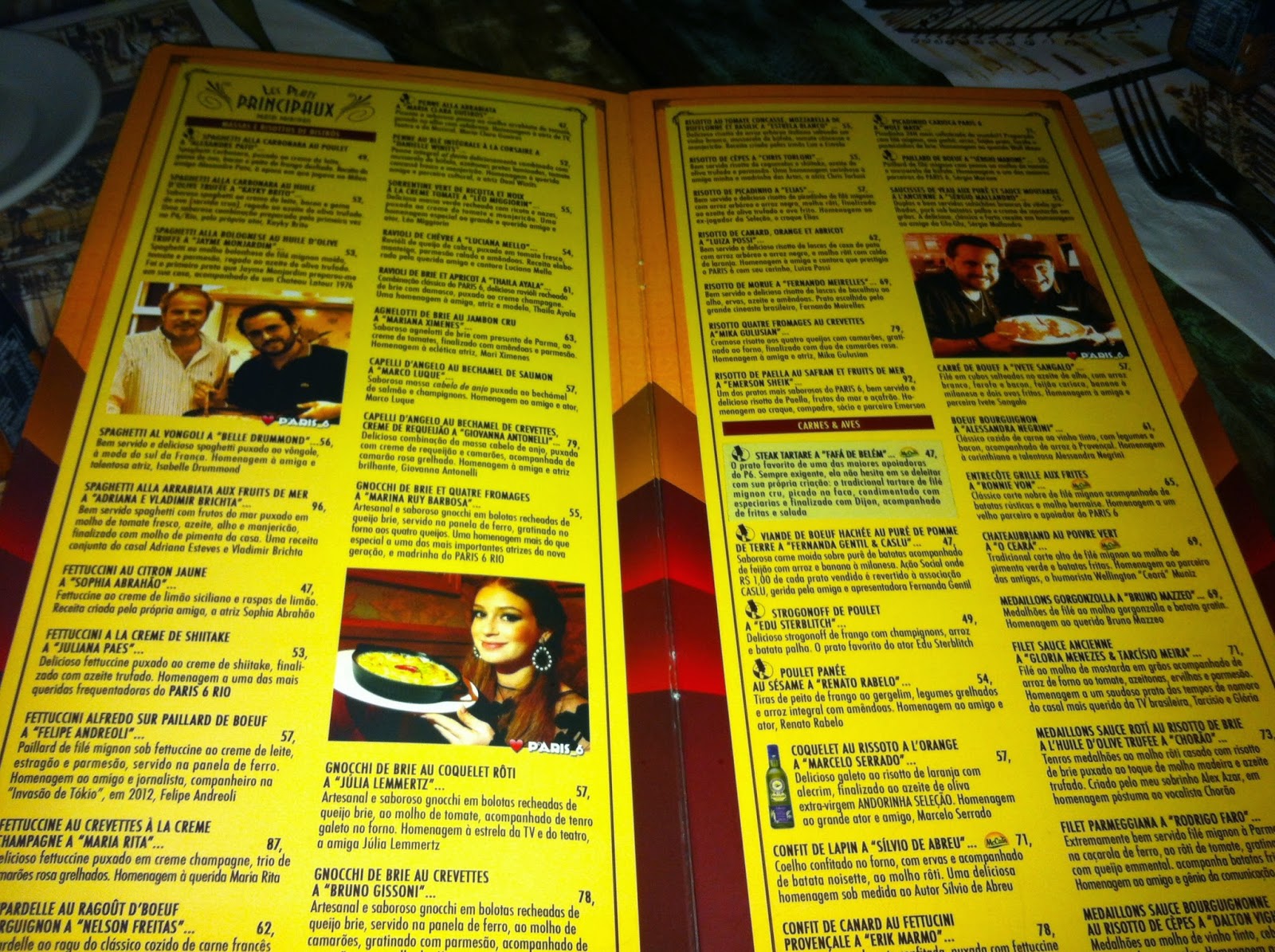 Menu Floripa: Paris 6